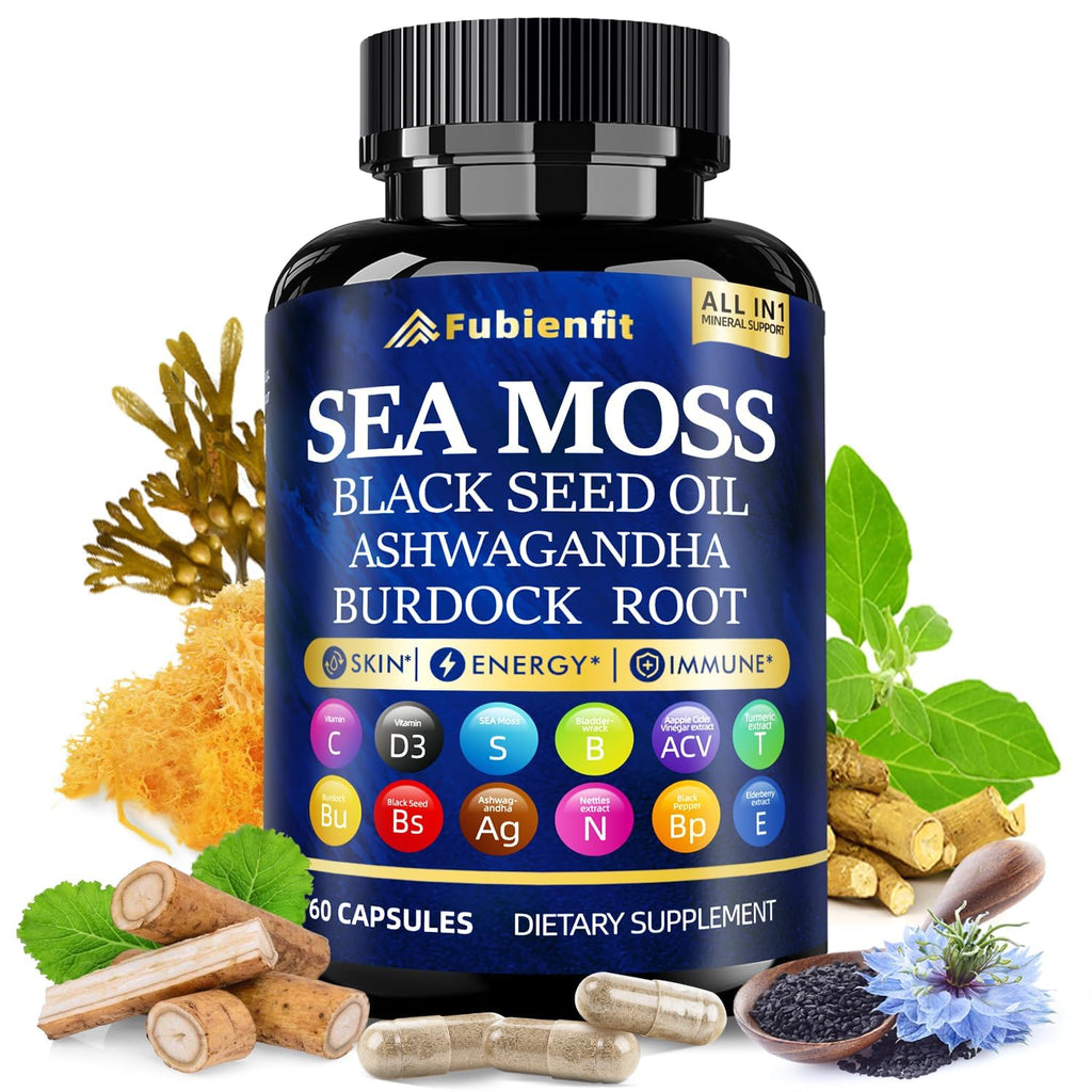 Premium sea moss capsules for wellness