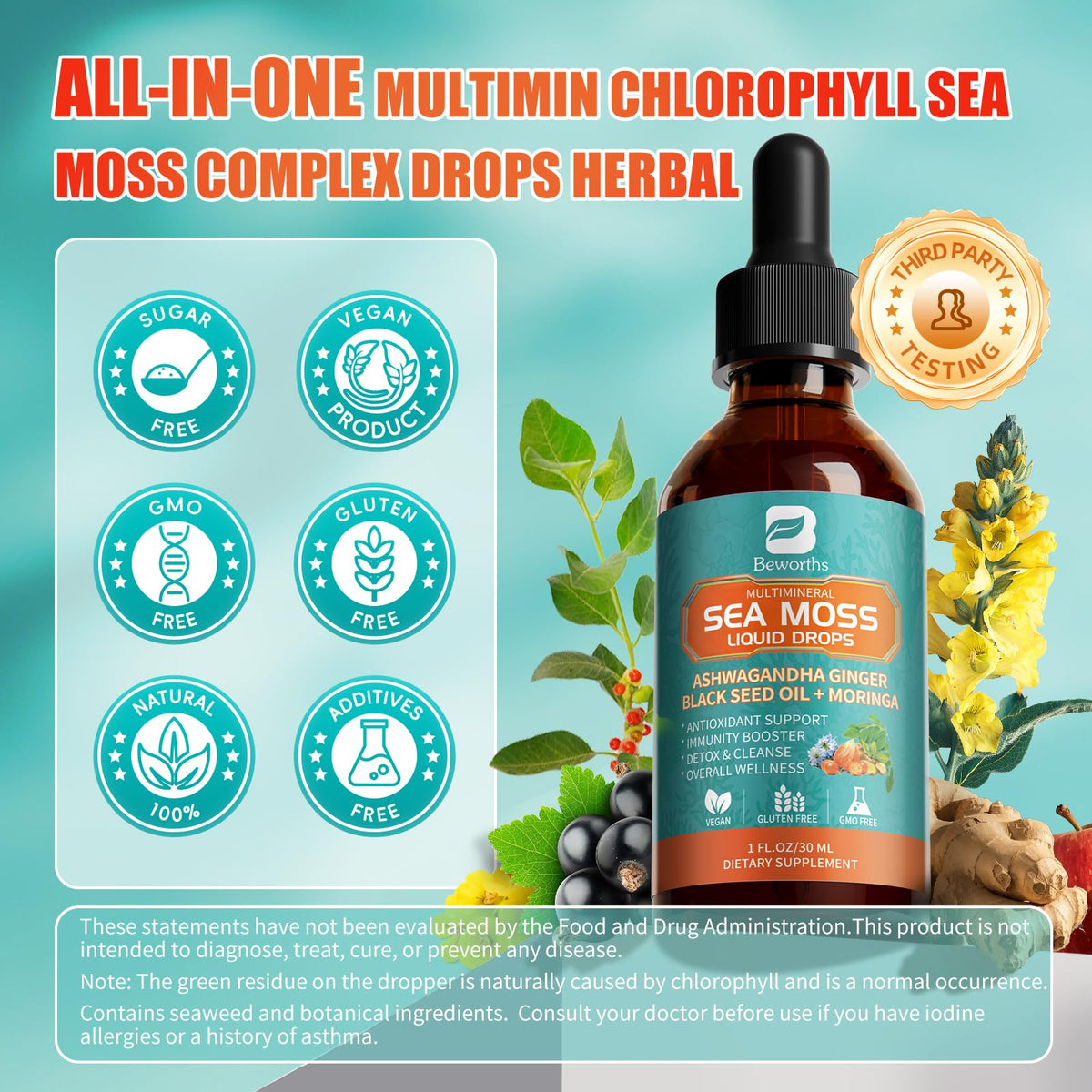 premium sea moss for immune support