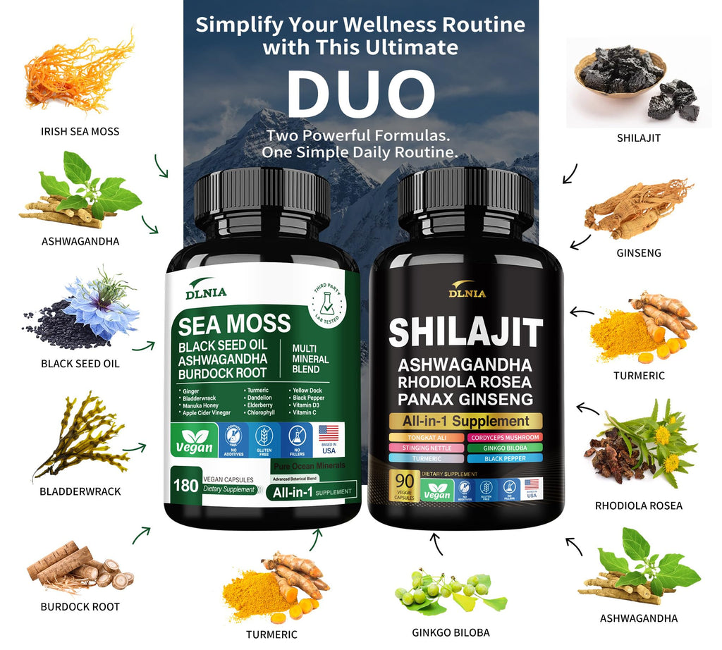 premium sea moss supplement bundle