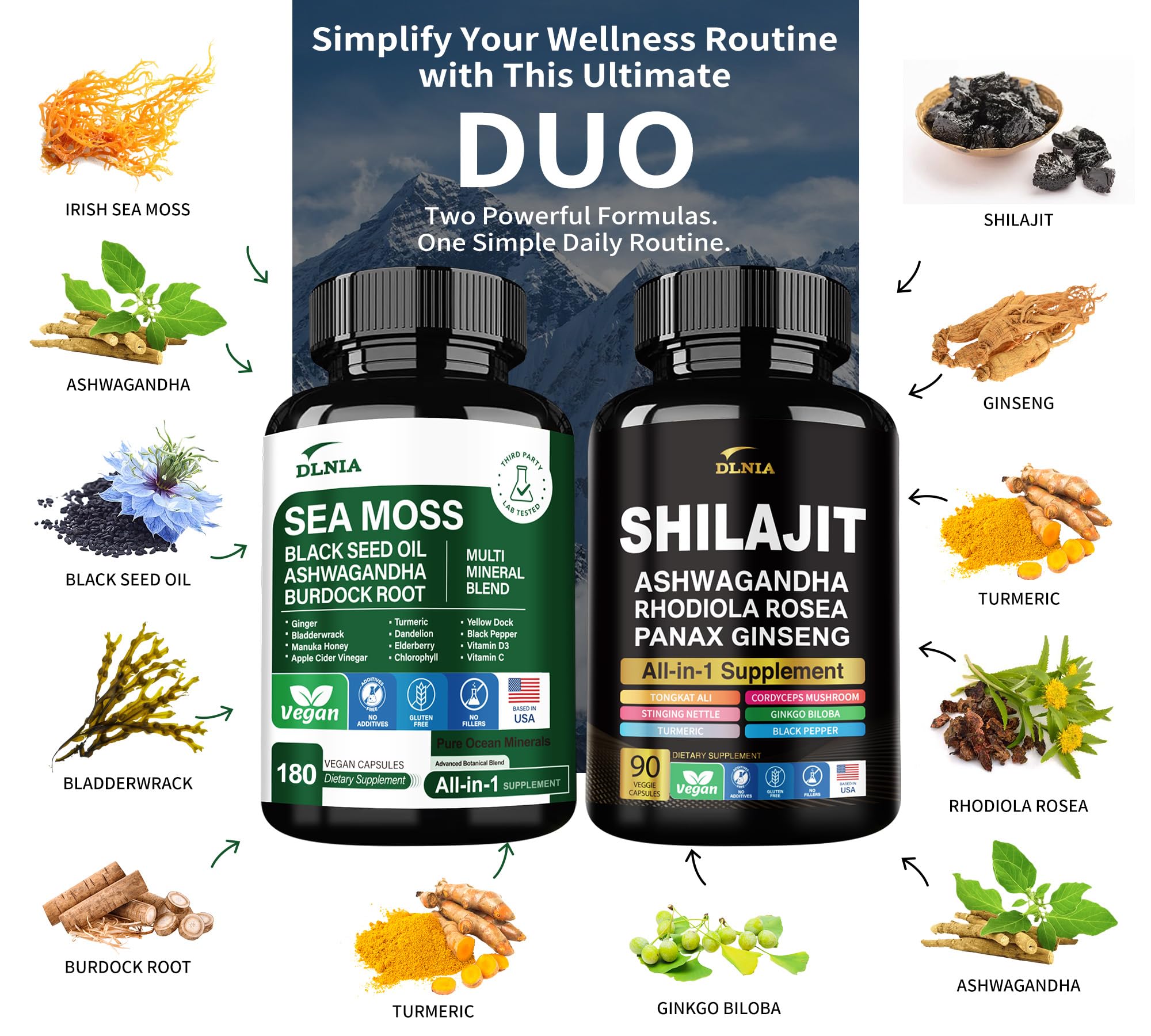 premium sea moss supplement bundle