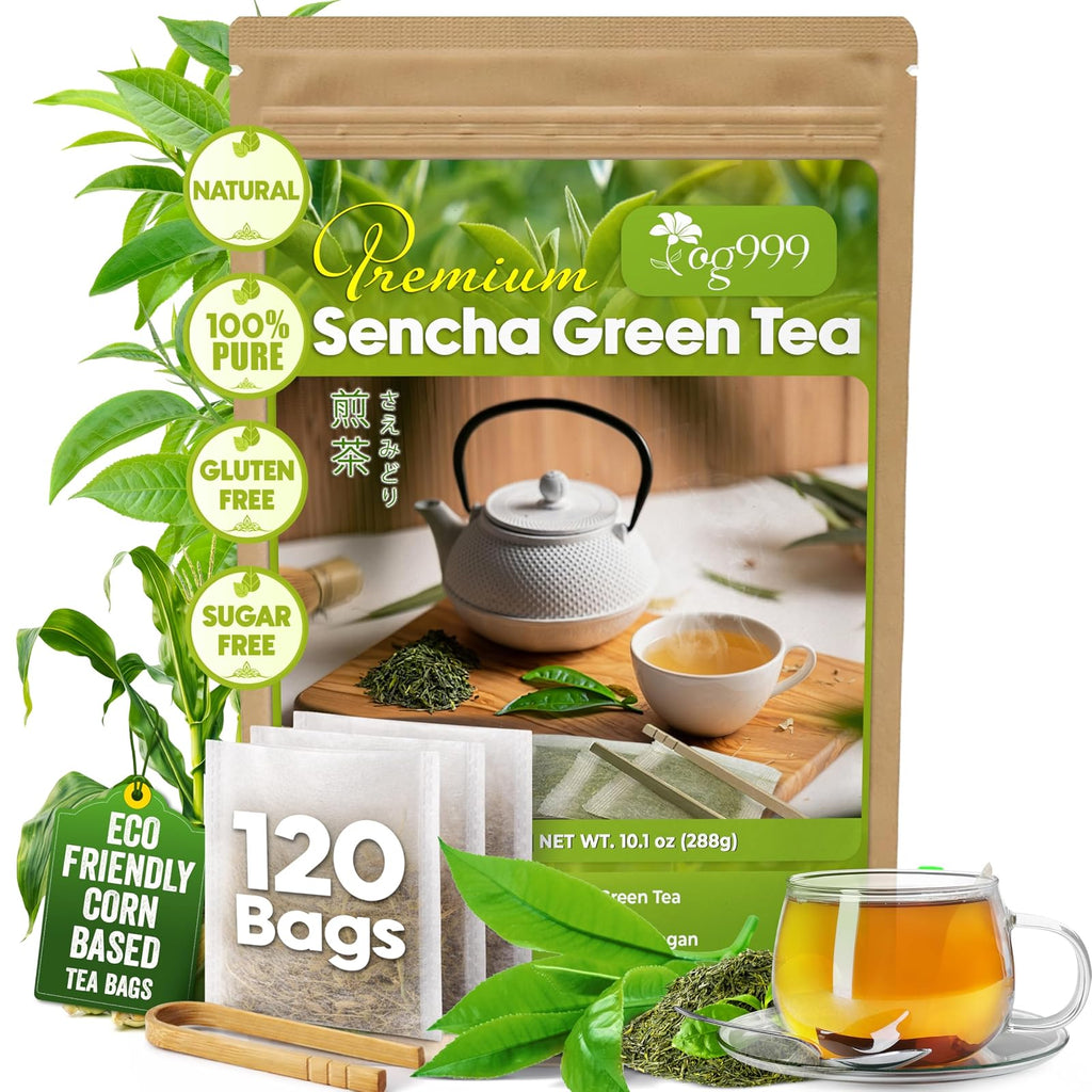 premium sencha green tea bags