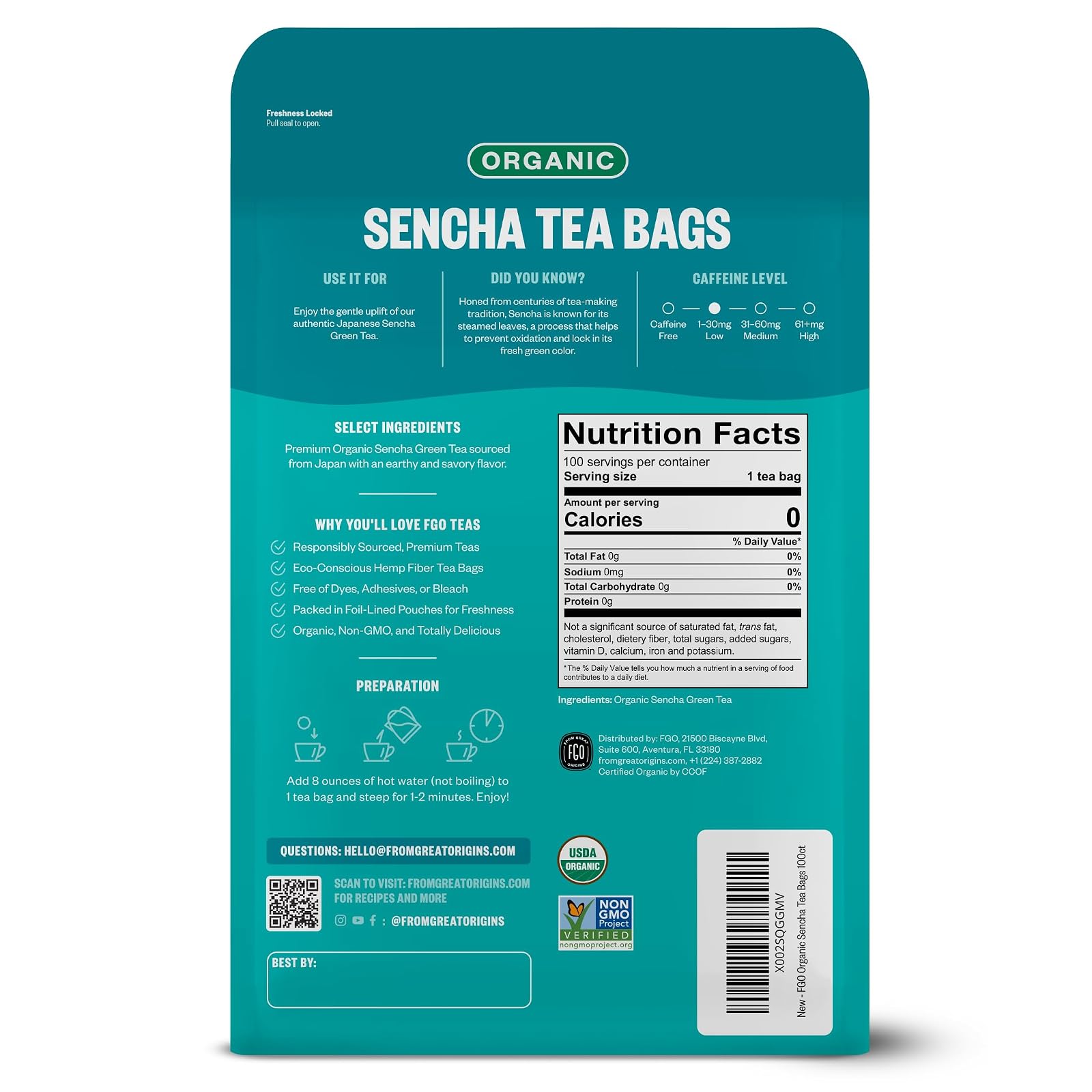 premium sencha green tea blend