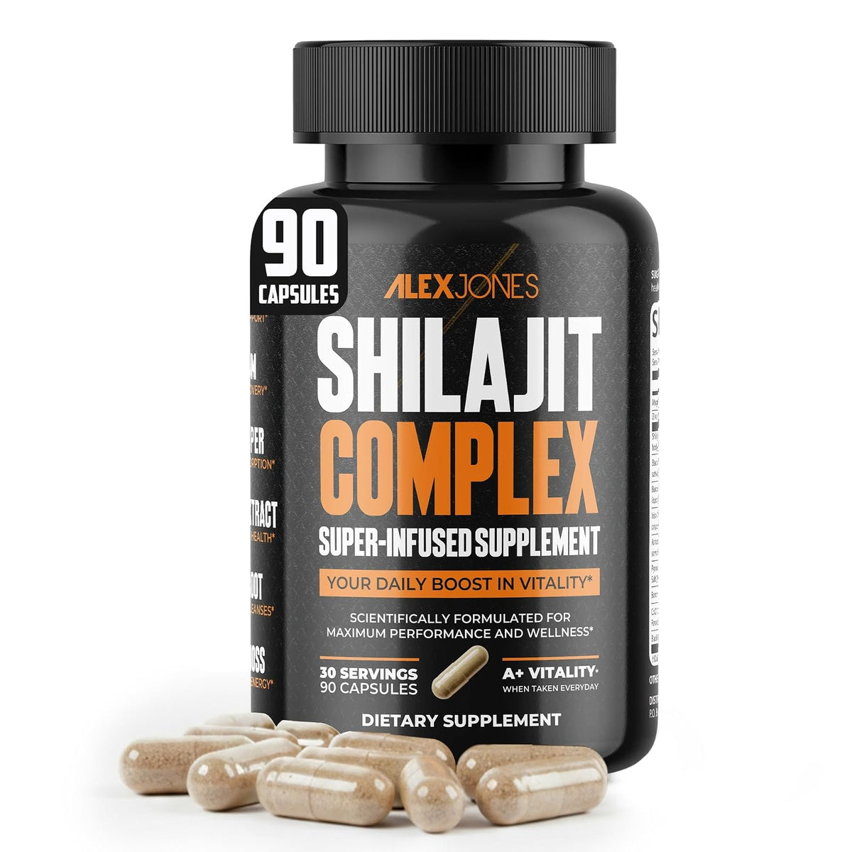 premium shilajit capsules for energy