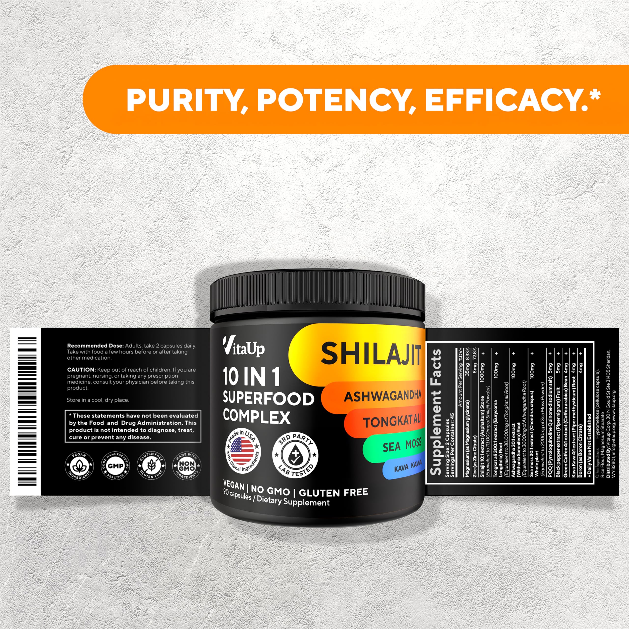 premium shilajit capsules for vitality