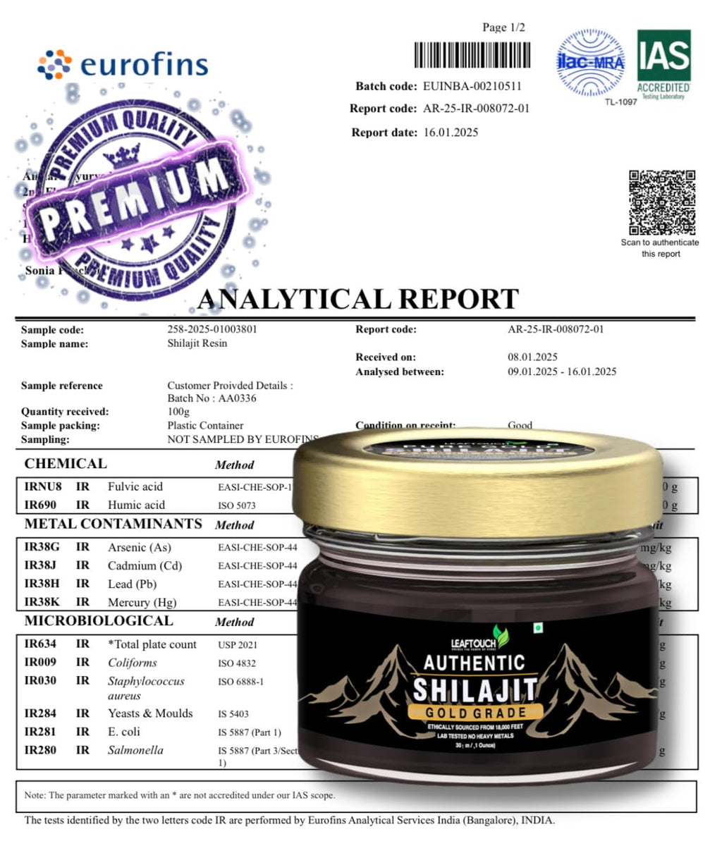 premium shilajit for holistic health
