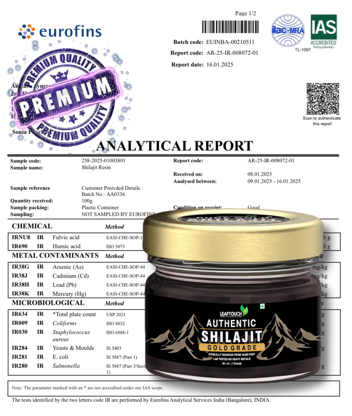 premium shilajit for holistic health
