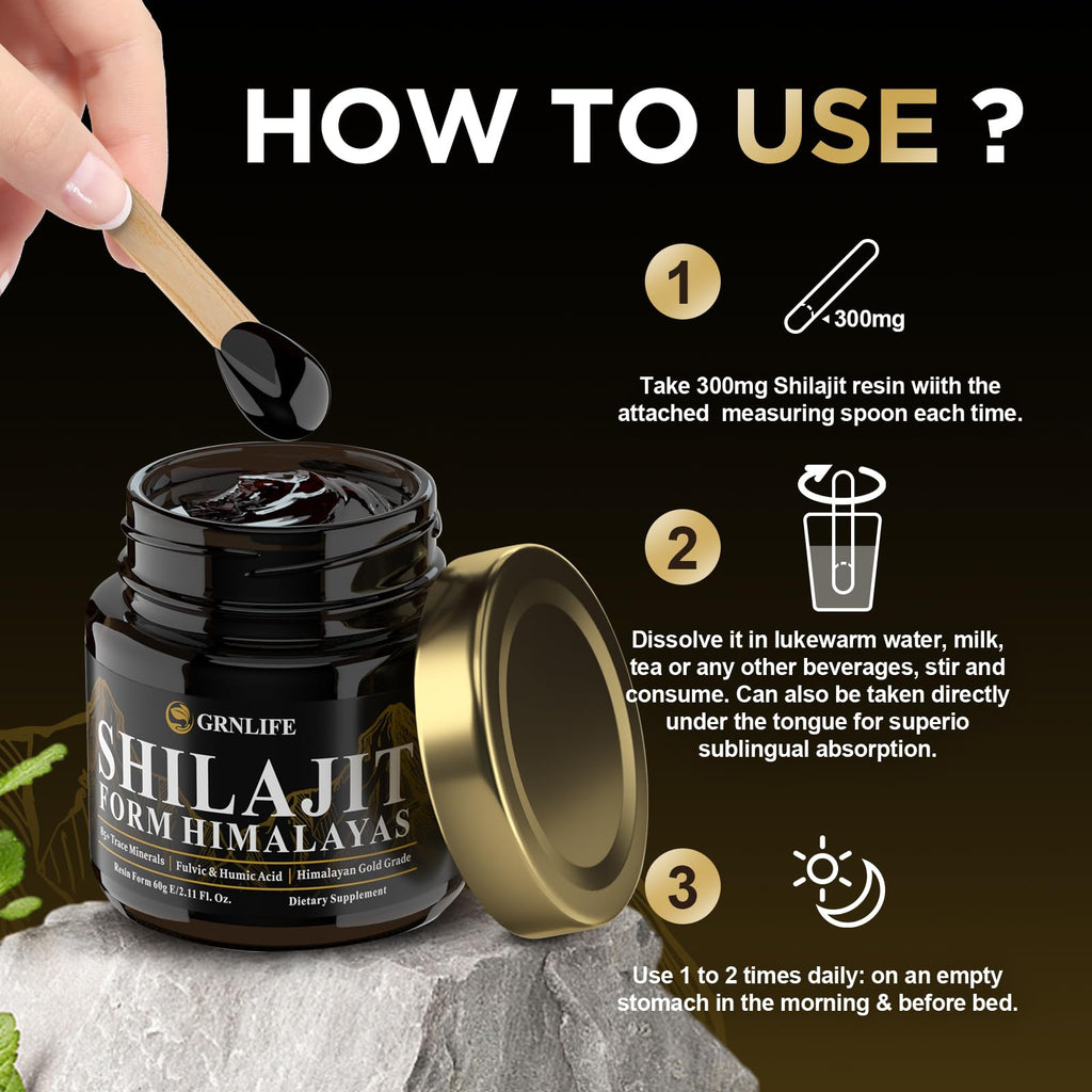 premium shilajit for holistic health