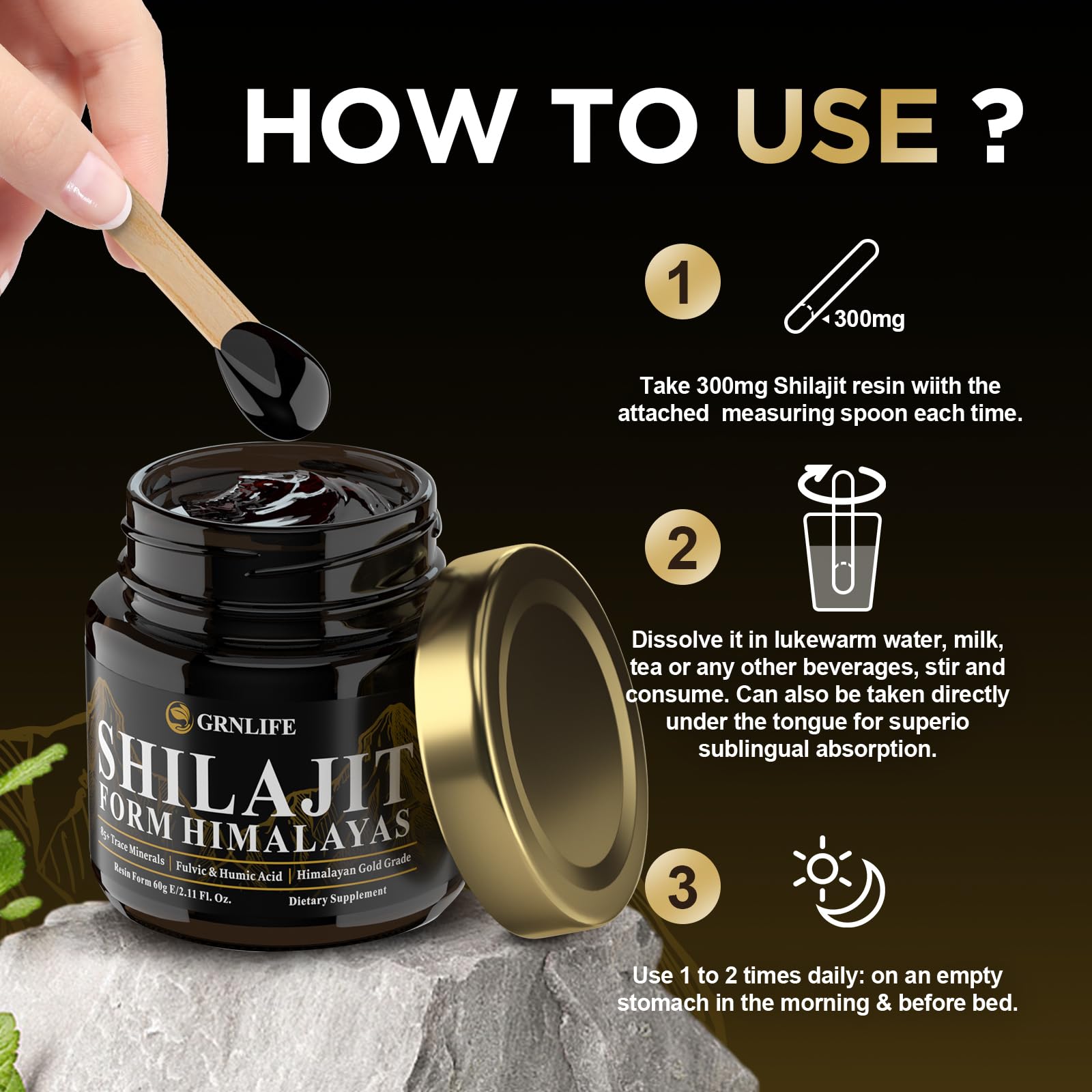 premium shilajit for holistic health