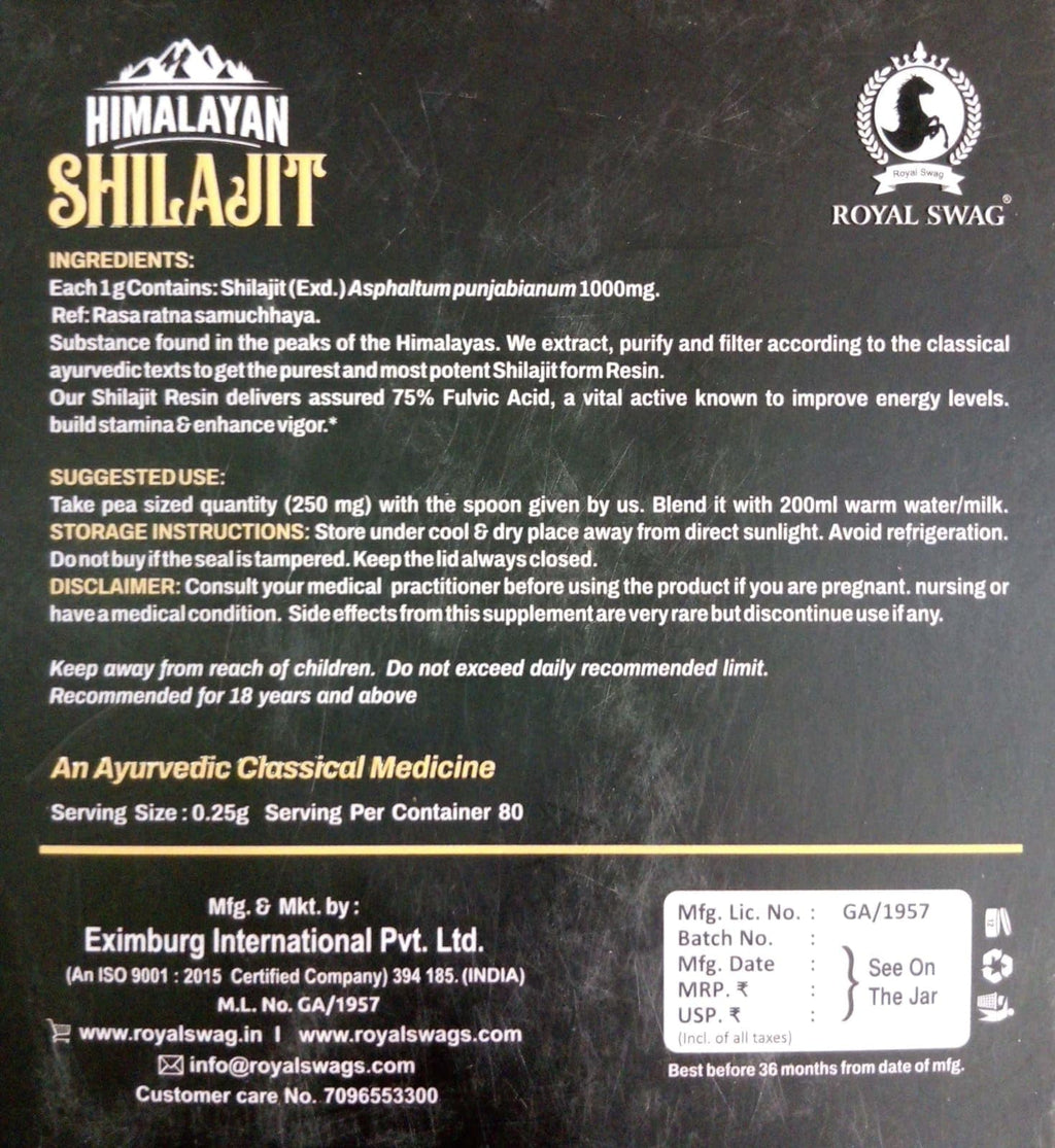 premium shilajit for men and women