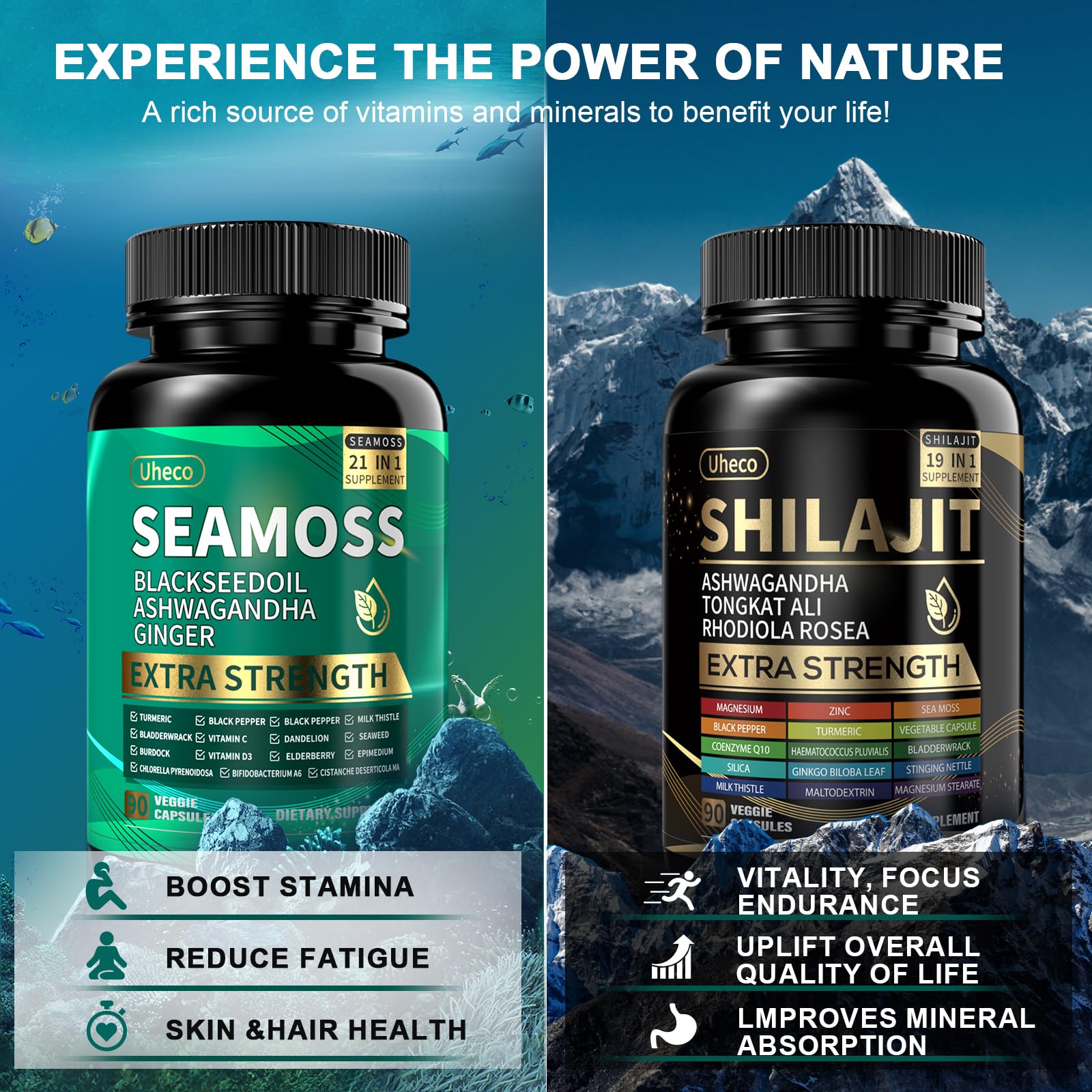 premium shilajit for men's vitality