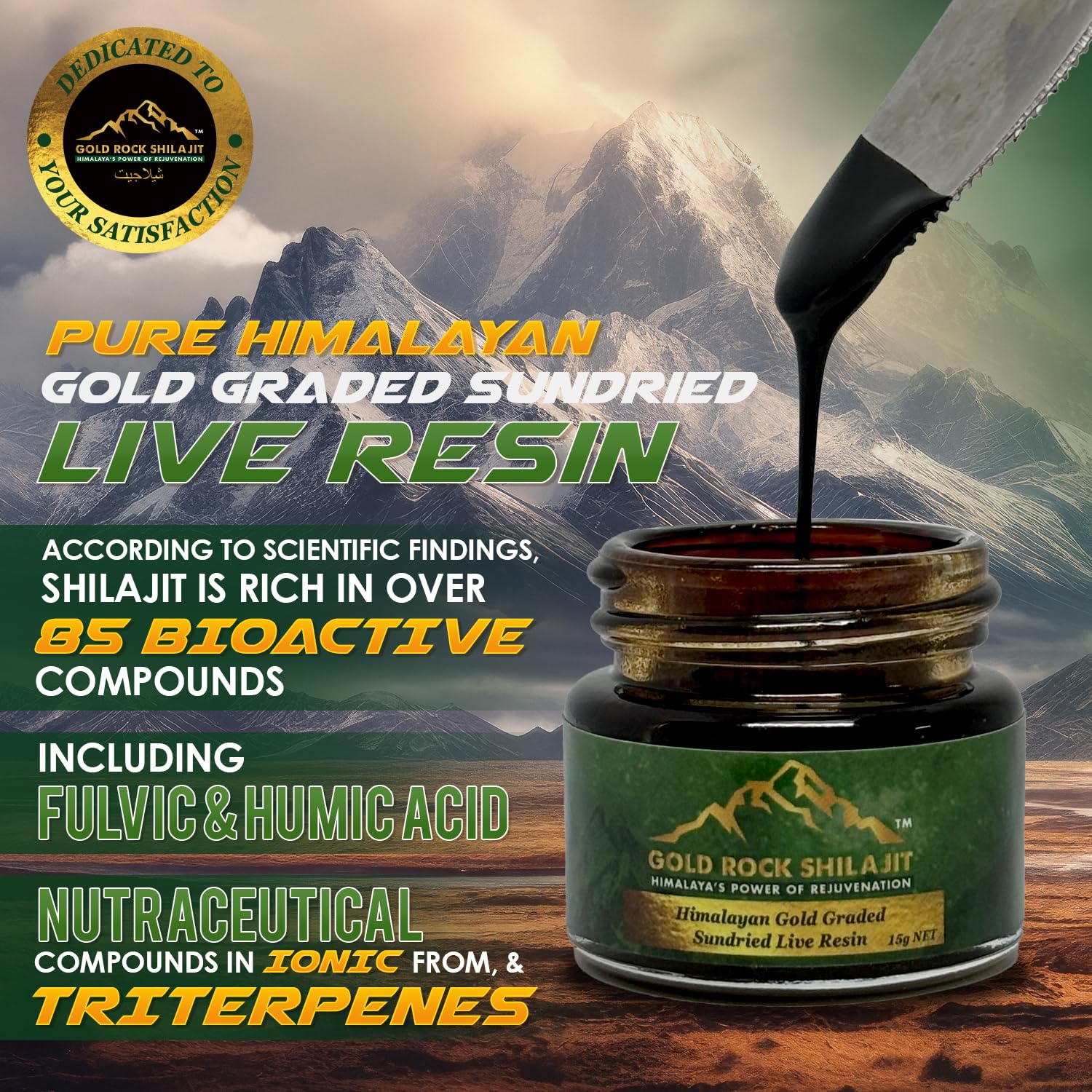 premium shilajit for vitality support