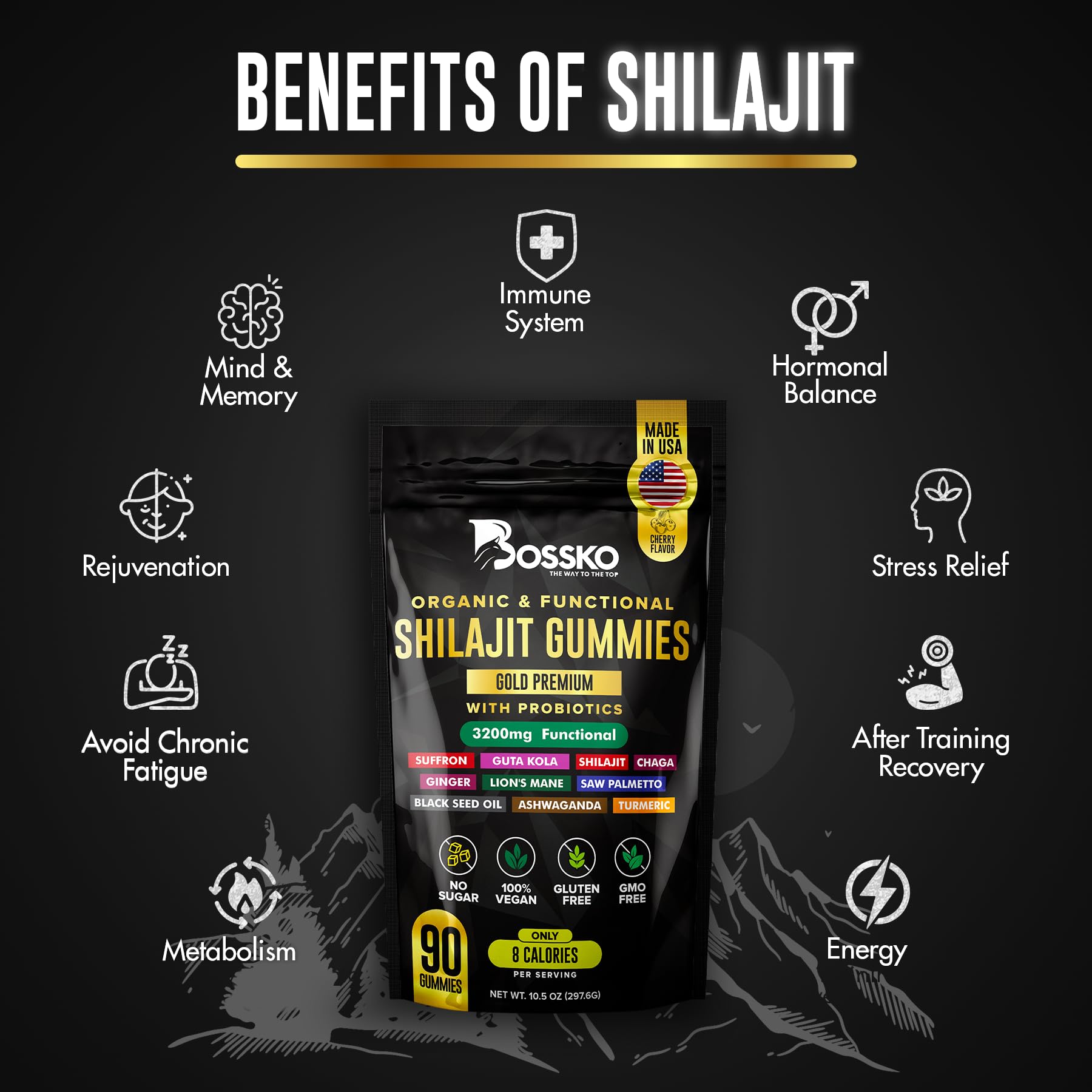 premium shilajit gummies for daily use