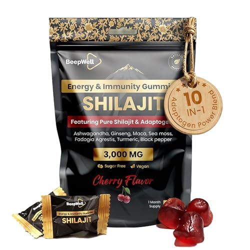premium shilajit gummies with ashwagandha