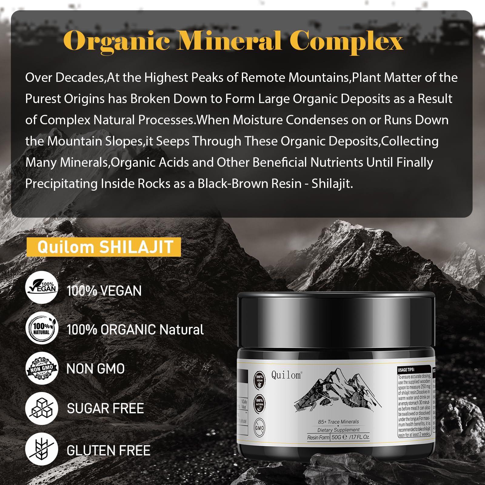 premium shilajit resin benefits