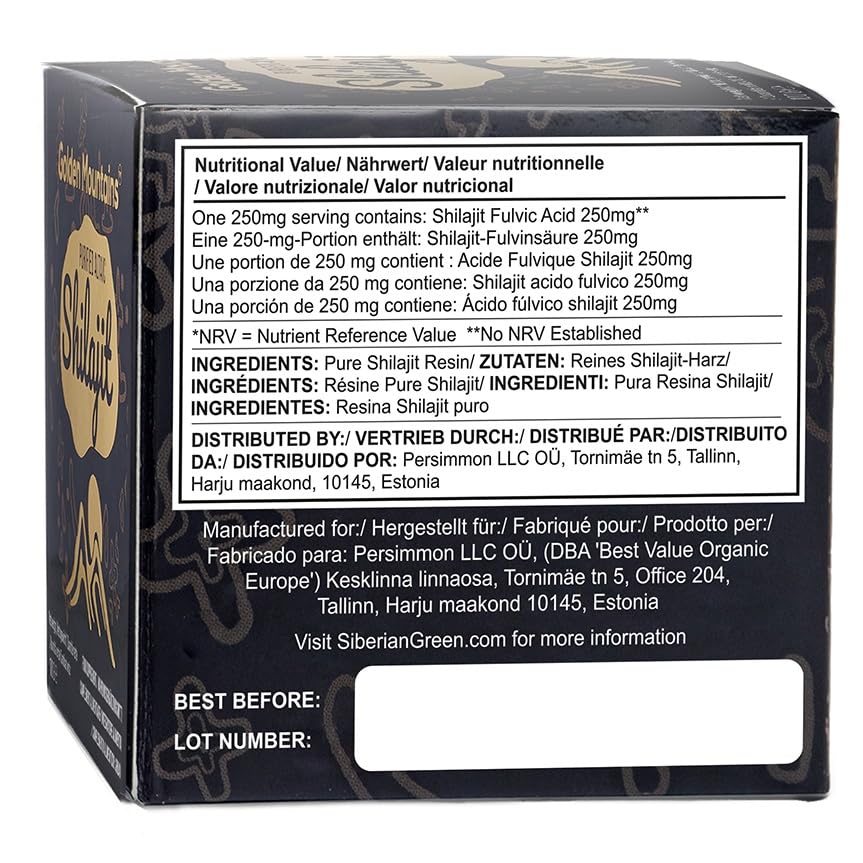 premium shilajit resin for detox