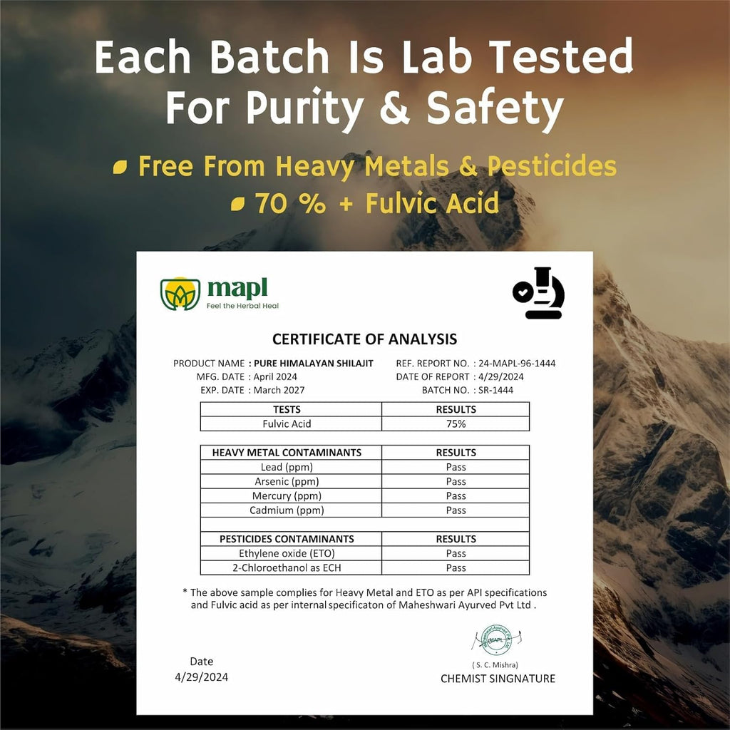 premium shilajit resin for health