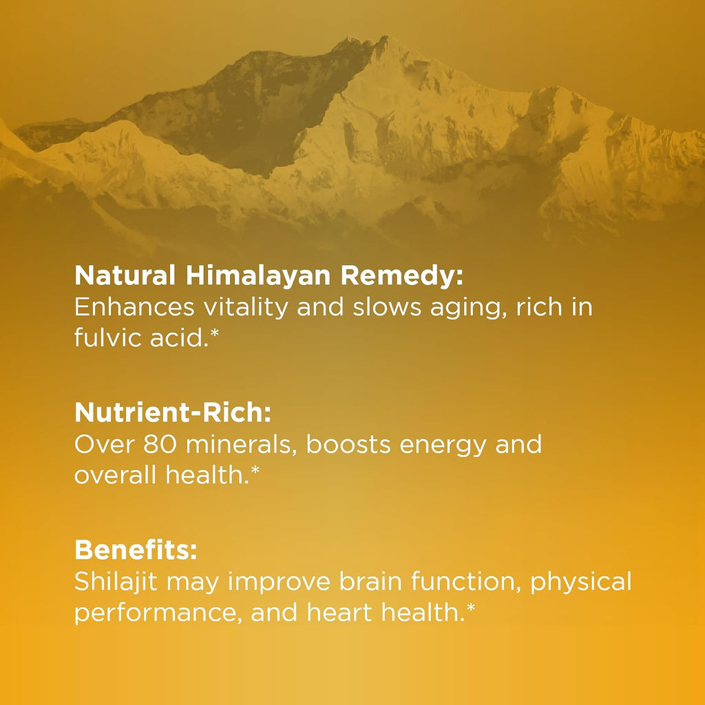 Premium shilajit resin for mental clarity