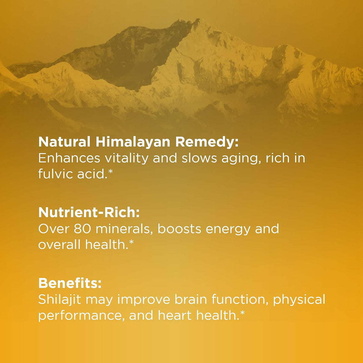 Premium shilajit resin for mental clarity