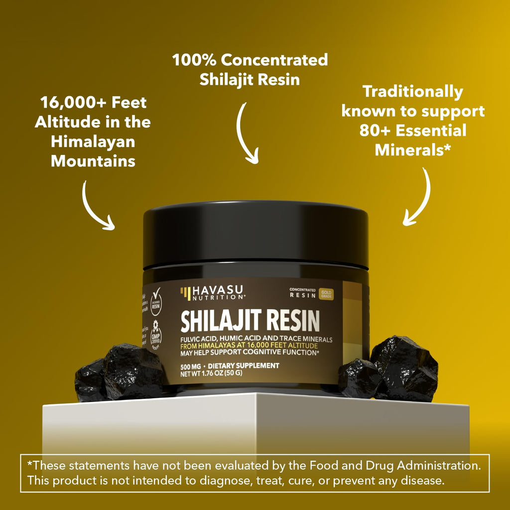Premium Shilajit resin for recovery