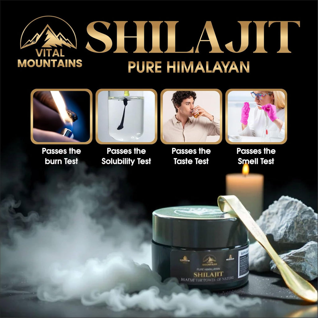 premium shilajit resin supplement