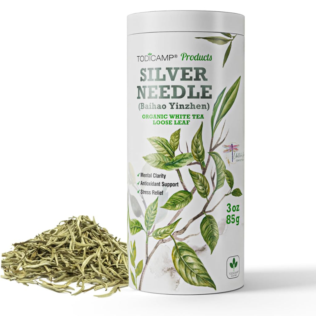 premium silver needle tea loose leaf