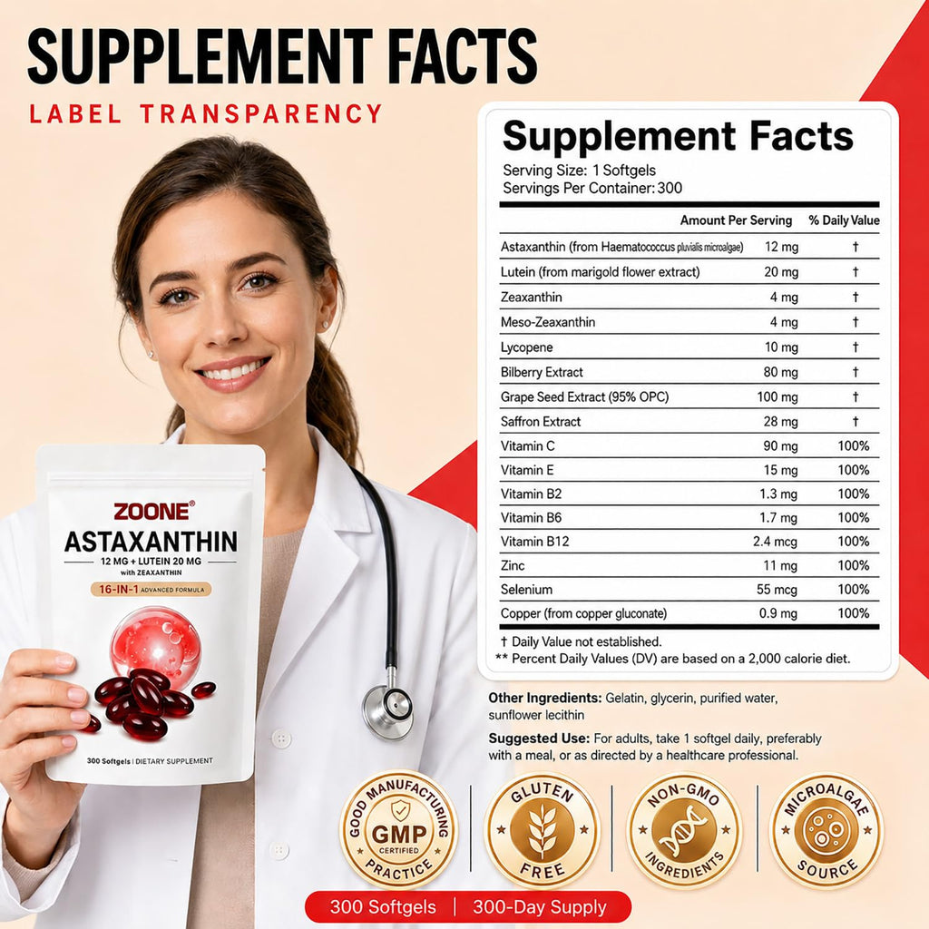 Premium softgels for overall vitality
