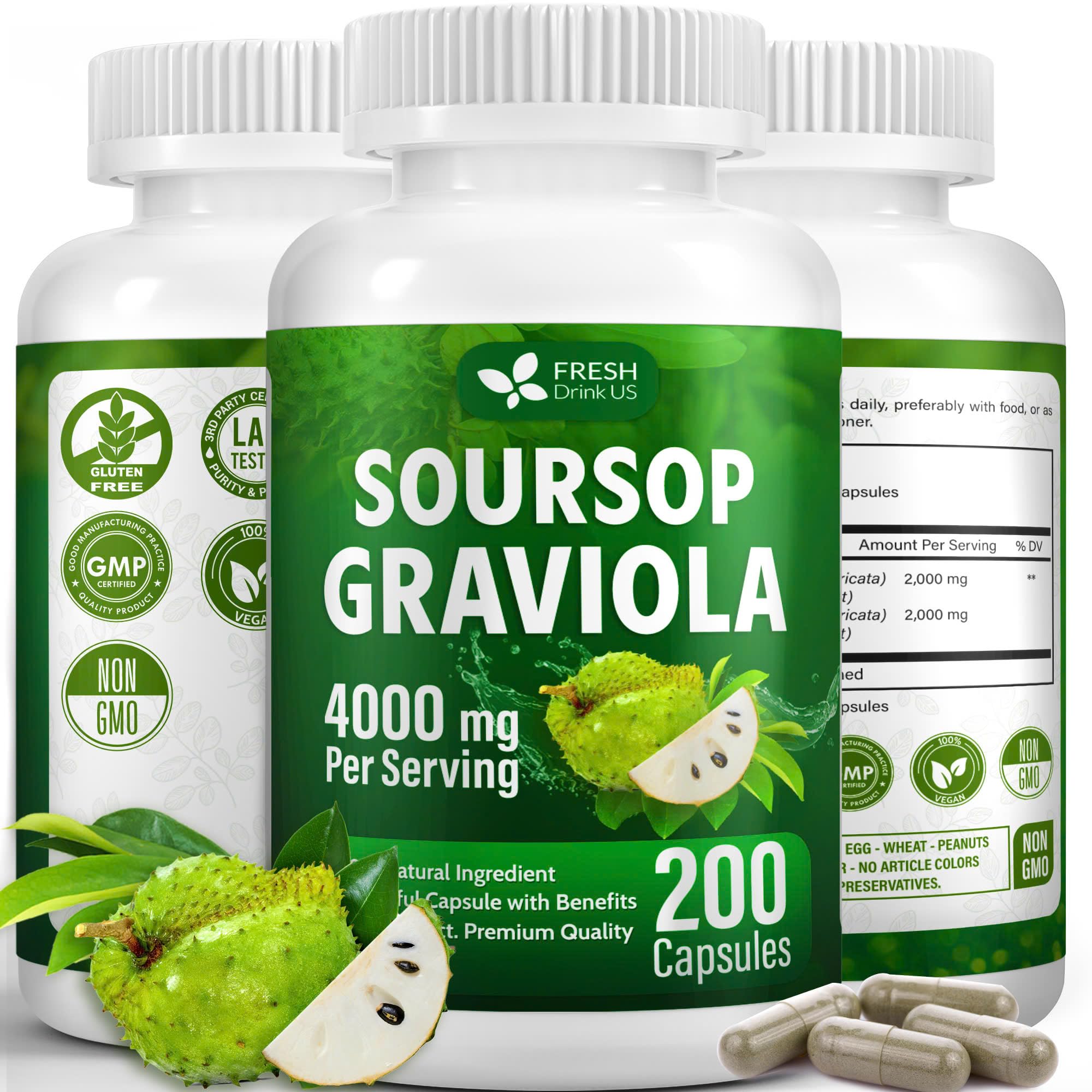 premium soursop capsules for wellness