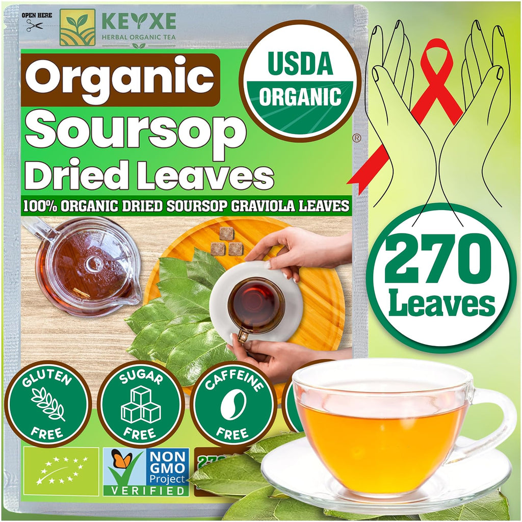 premium soursop graviola dried leaves