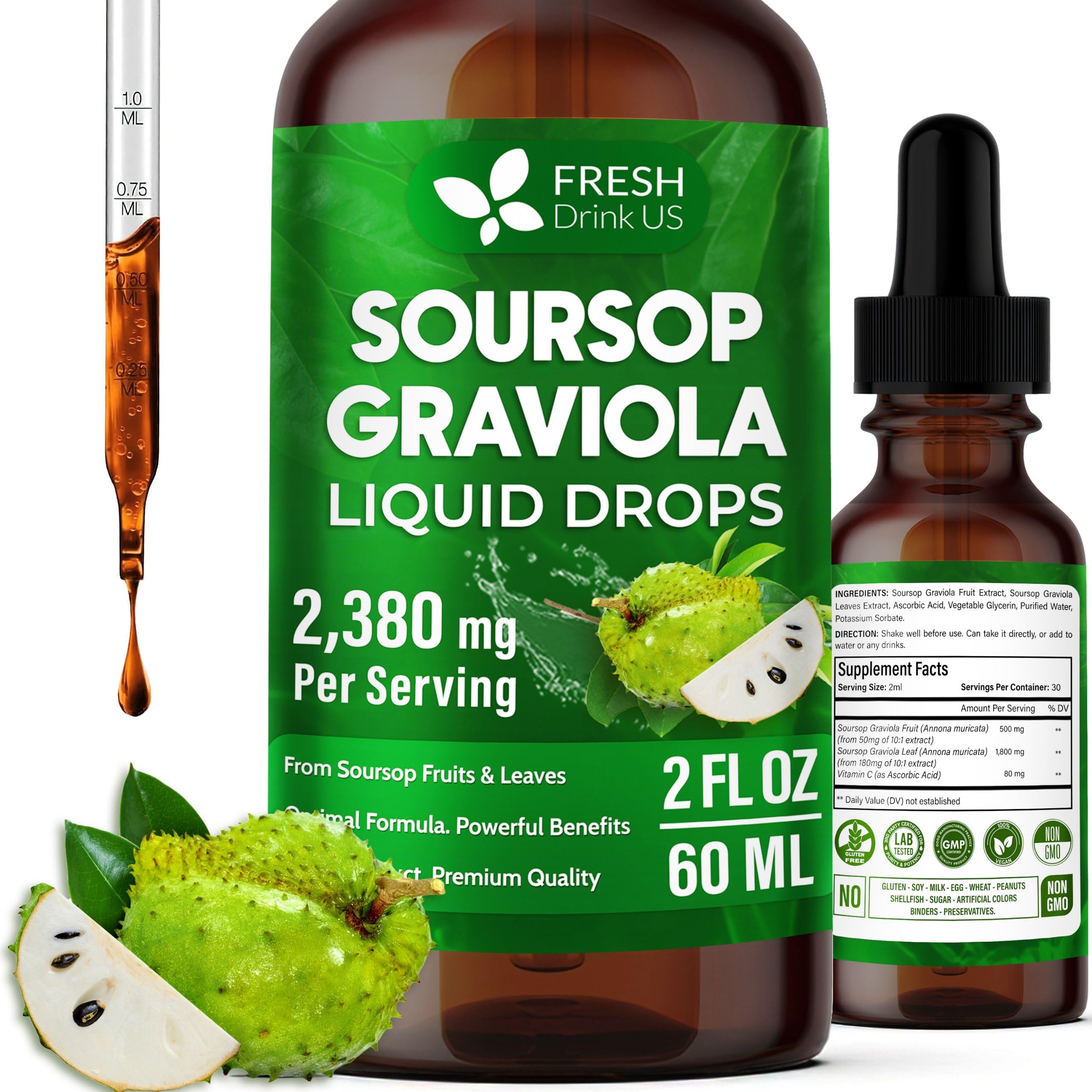 Premium soursop graviola extract