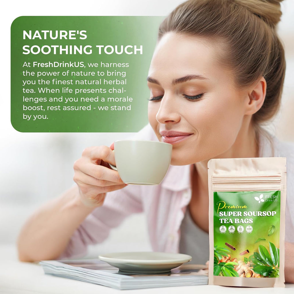 premium soursop herbal tea experience
