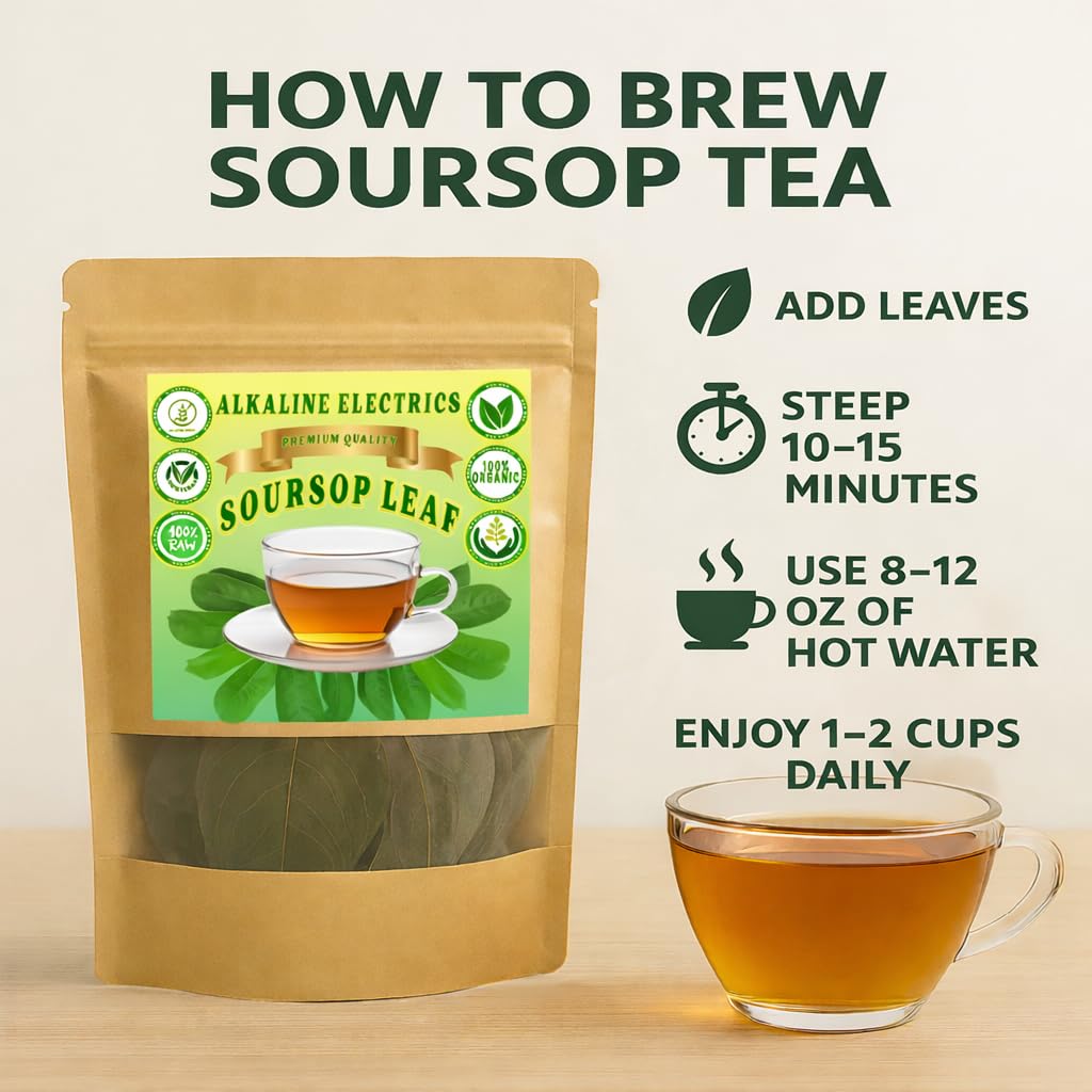 premium soursop leaf infusion