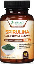 Premium spirulina capsules for energy