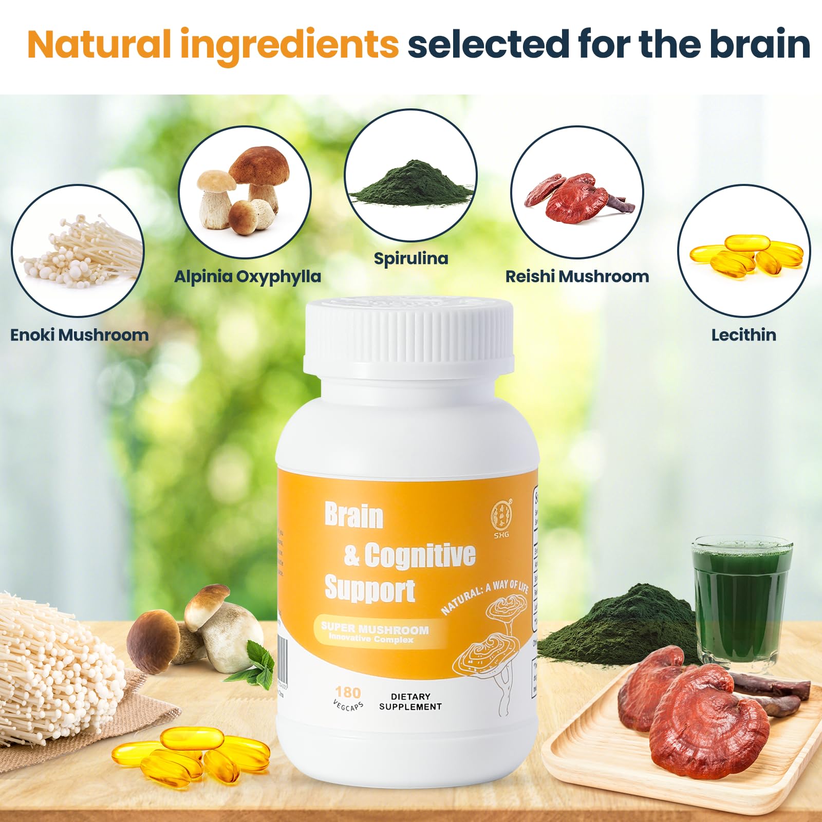 premium spirulina for cognitive enhancement