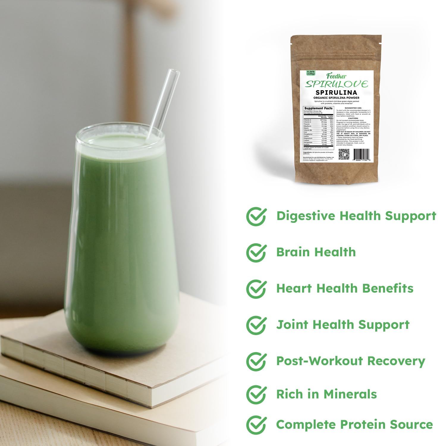 premium spirulina for immune support
