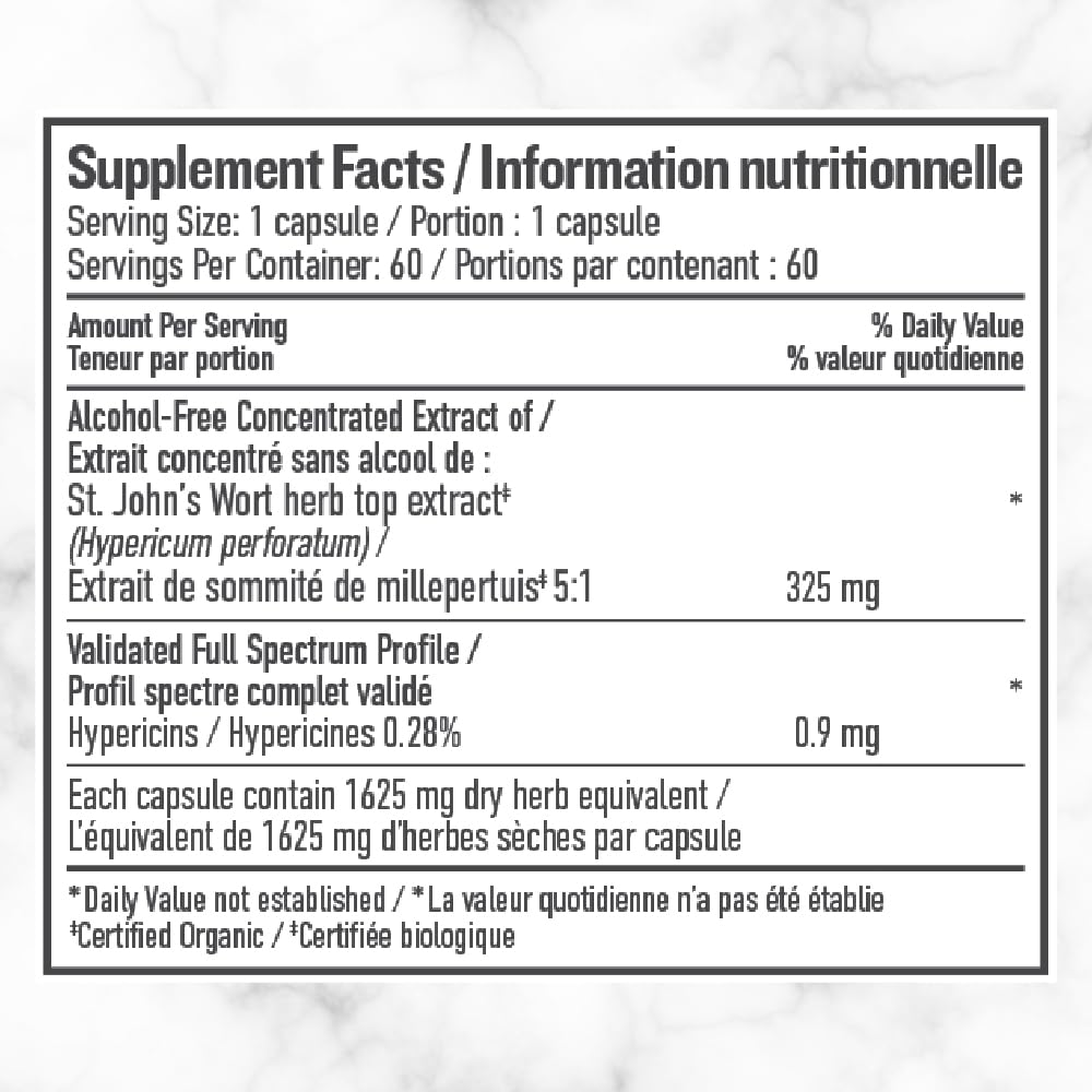 premium st. john's wort supplement