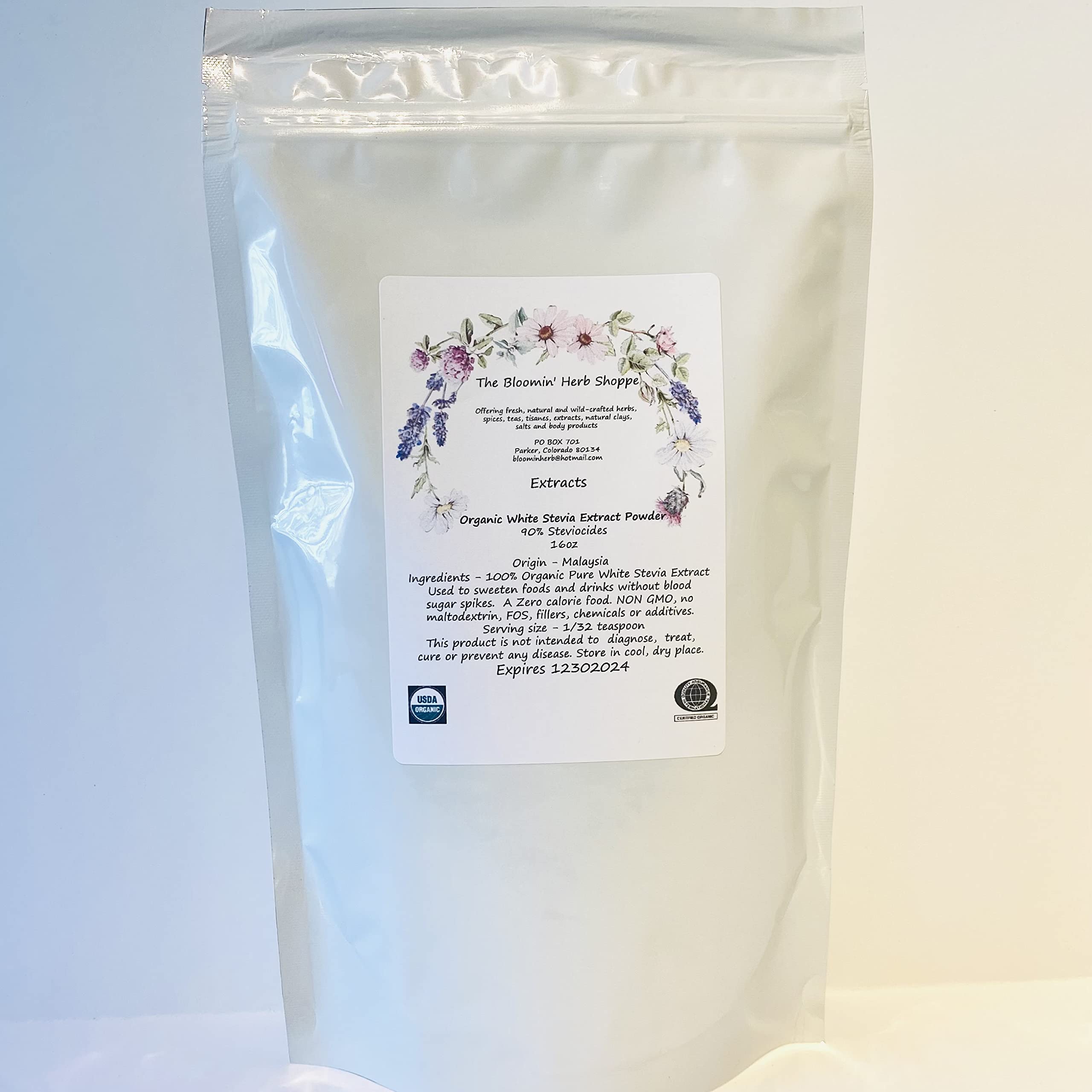 premium stevia extract powder 16oz