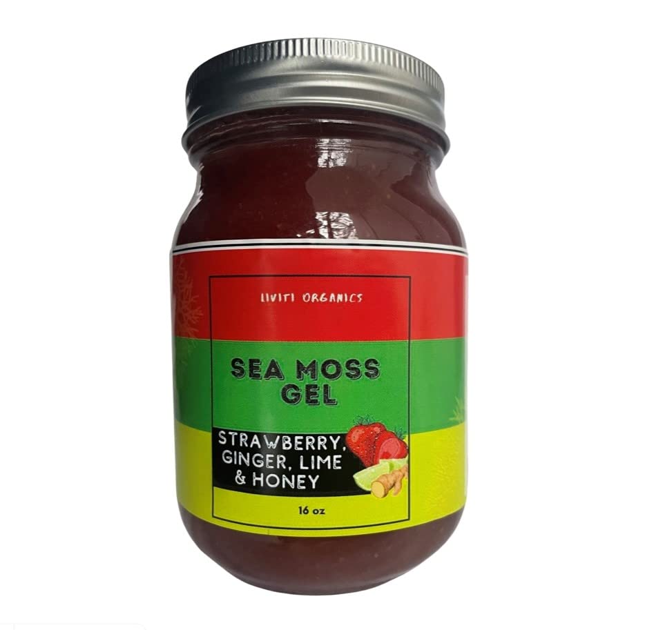premium strawberry sea moss gel