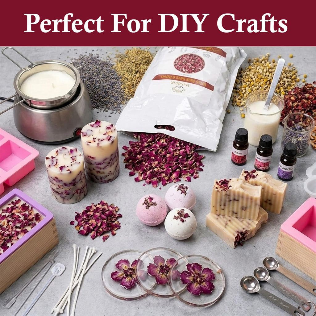 premium sun-dried rose petals for tea