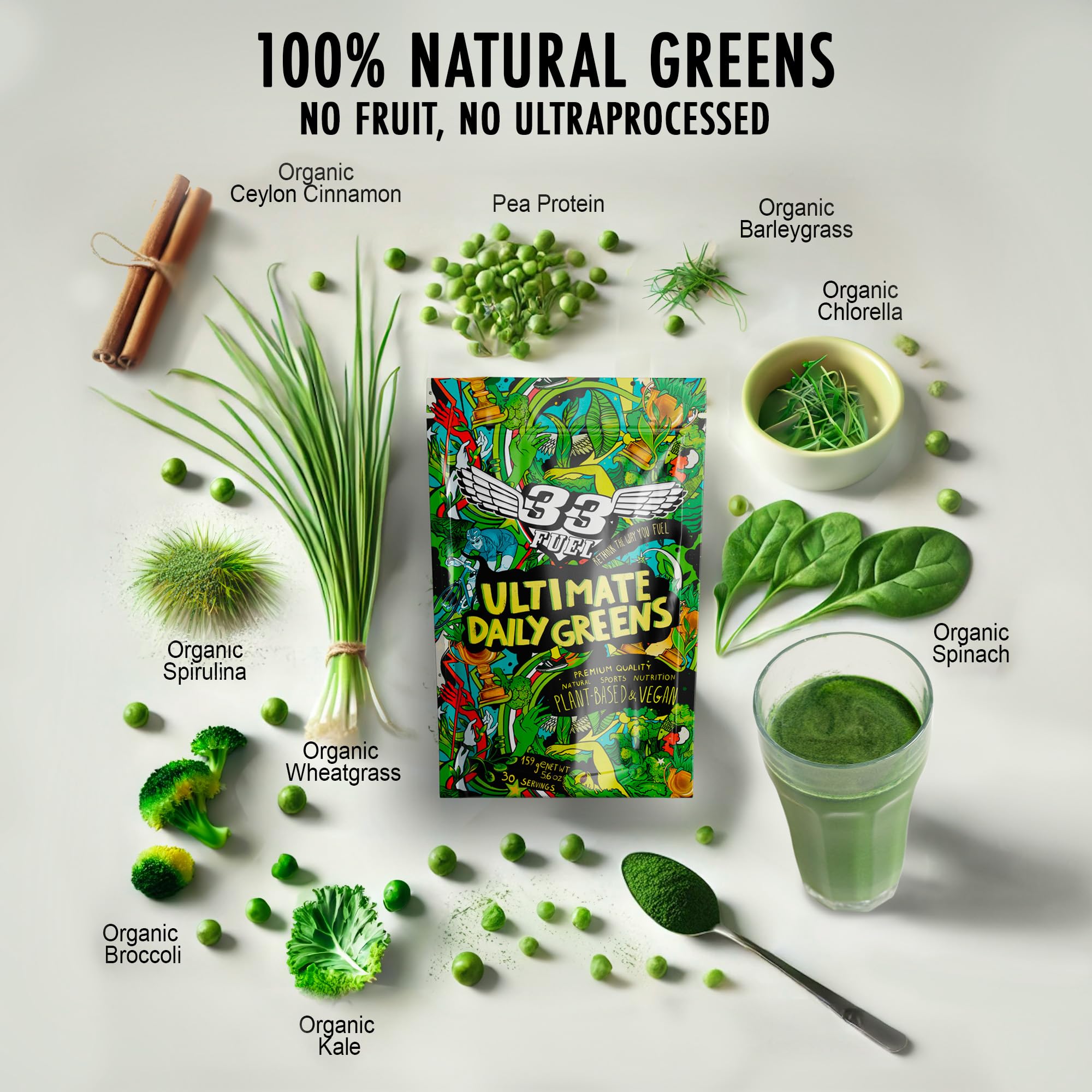 Premium superfood blend for vitality