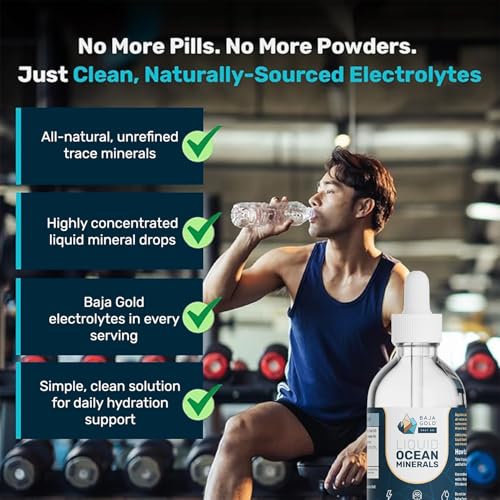 premium trace minerals in glass bottle