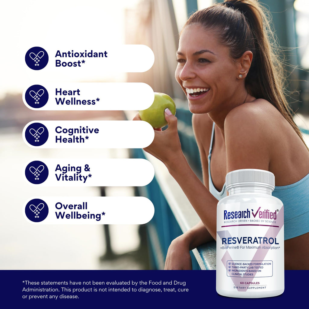 premium trans-resveratrol antioxidant support