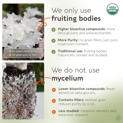 premium tremella mushroom powder for wellness
