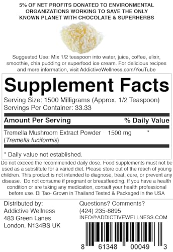 premium Tremella mushroom supplement for wellness