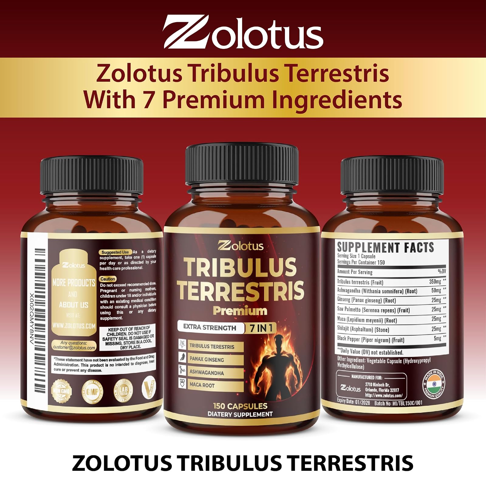 Premium Tribulus Terrestris for active lifestyle