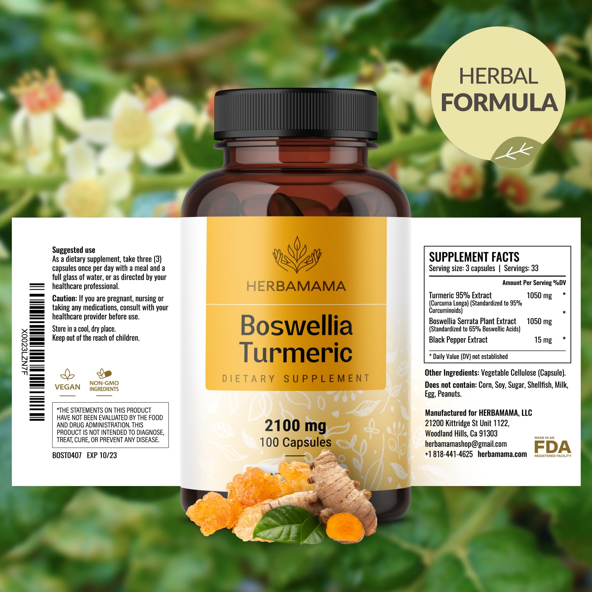premium turmeric and boswellia blend