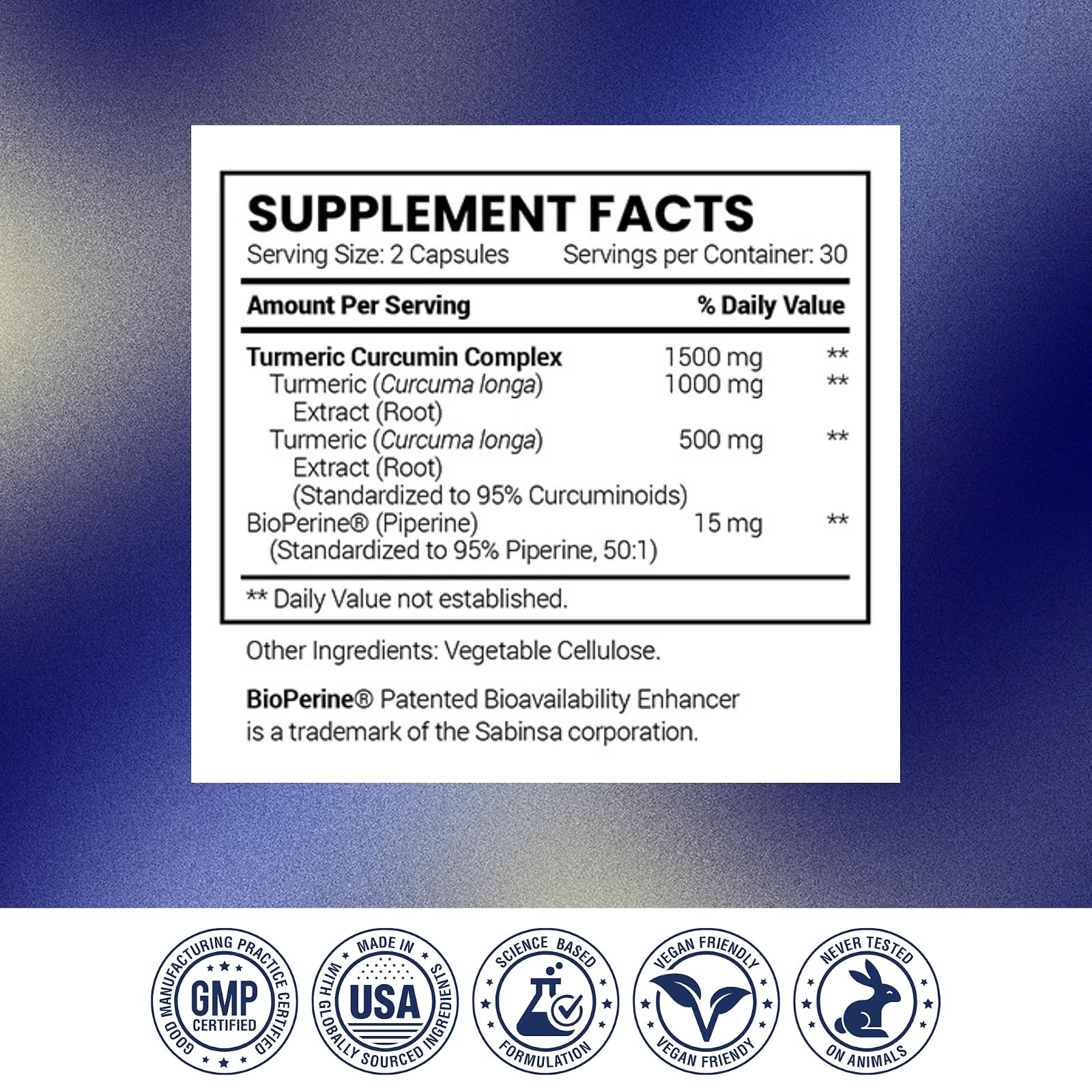 premium turmeric curcumin for wellness