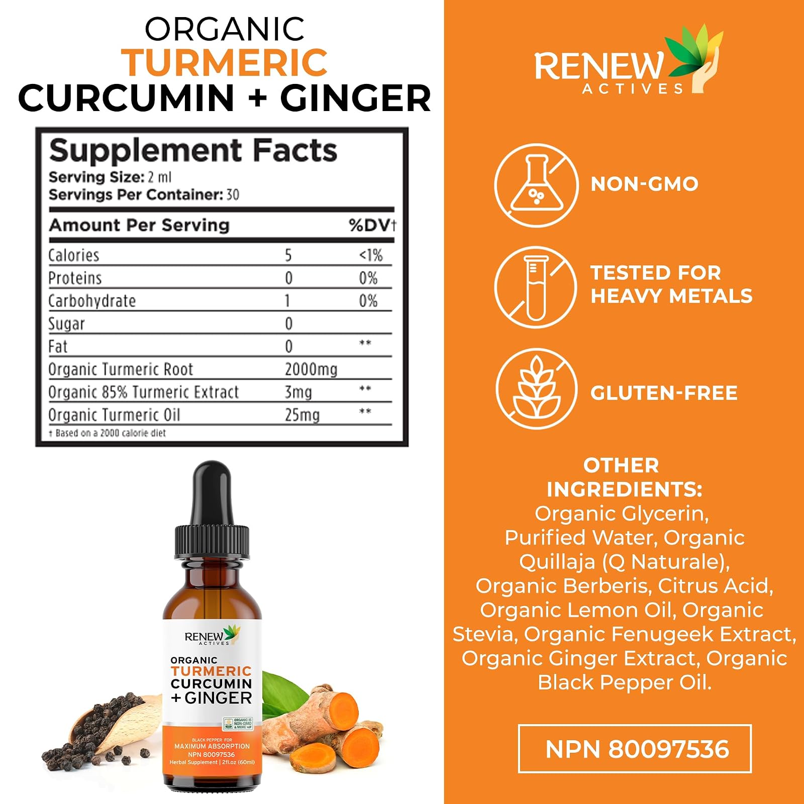 premium turmeric curcumin liquid