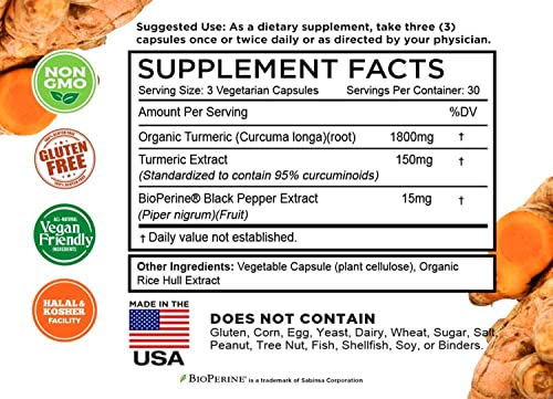 premium turmeric extract for overall health