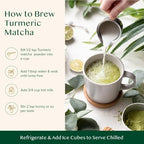 premium turmeric matcha powder