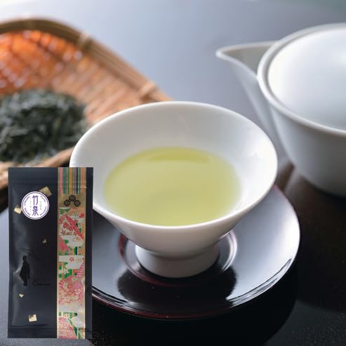 premium Uji green tea leaves